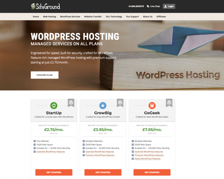 Best Wordpress Hosting Reviews (updated for 2018)